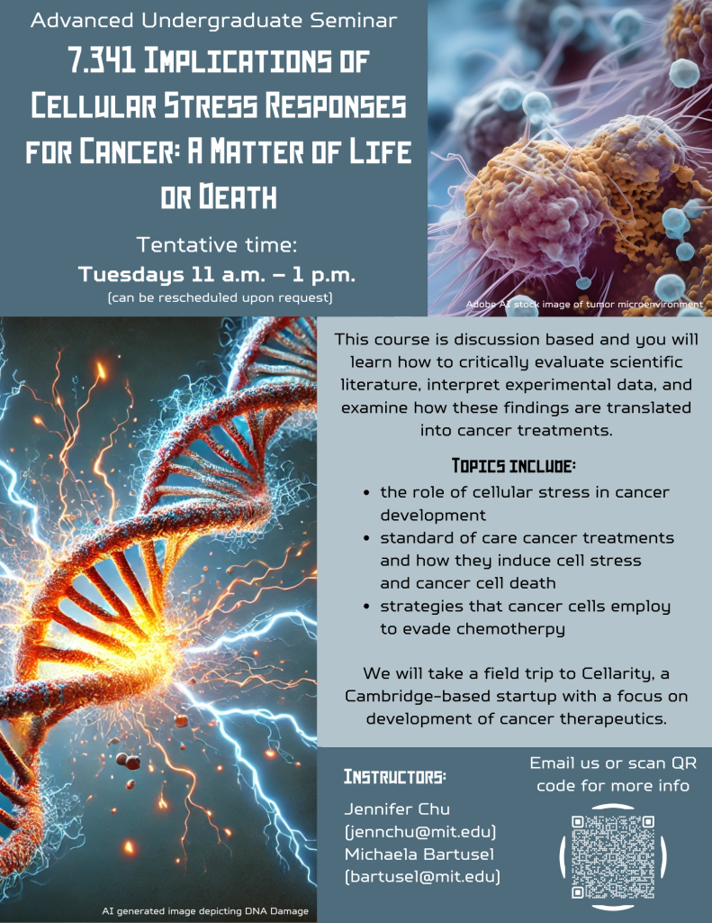 Advanced Undergraduate Seminars - MIT Department of Biology